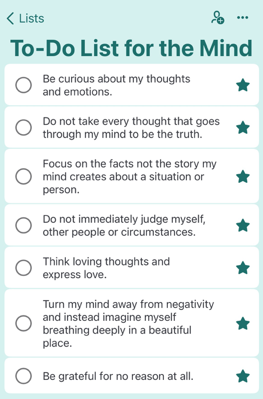 To-Do List for the Mind To-Do List for the Mind – Official Dr ...